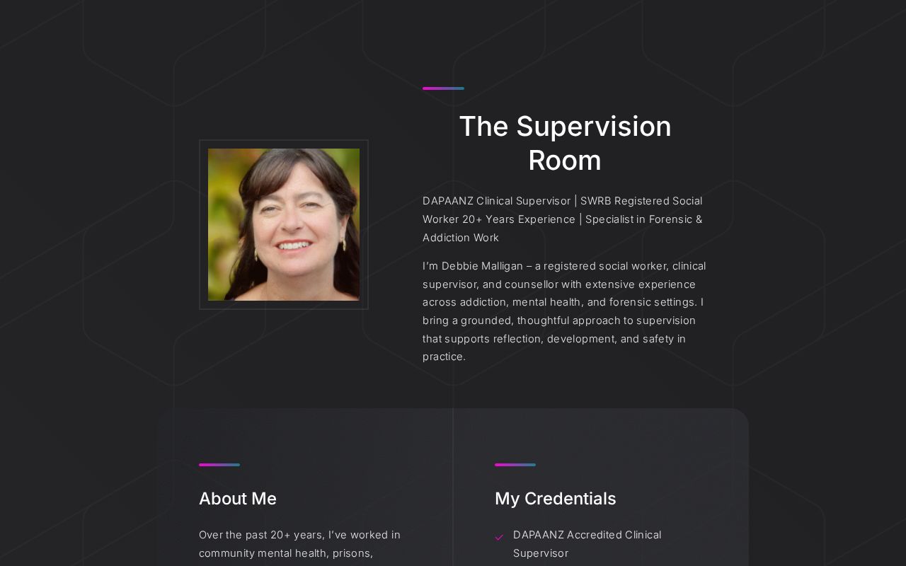 The Supervision Room- Clinical Supervision by Debbie Malligan